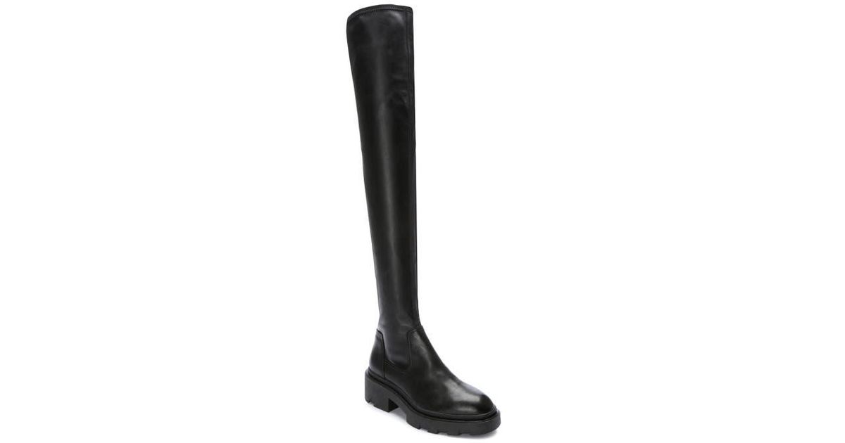 Ash Manny Thigh High Boot in Black | Lyst