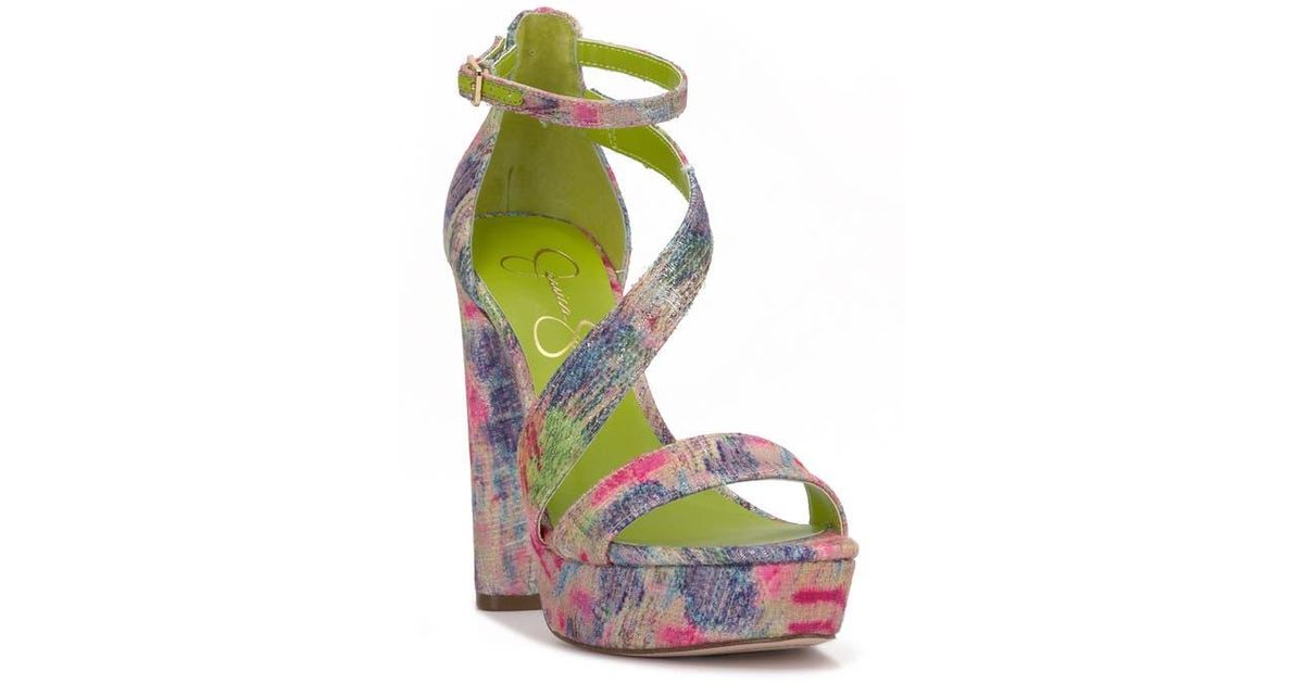 Jessica Simpson Iley Ankle Strap Platform Sandal | Lyst