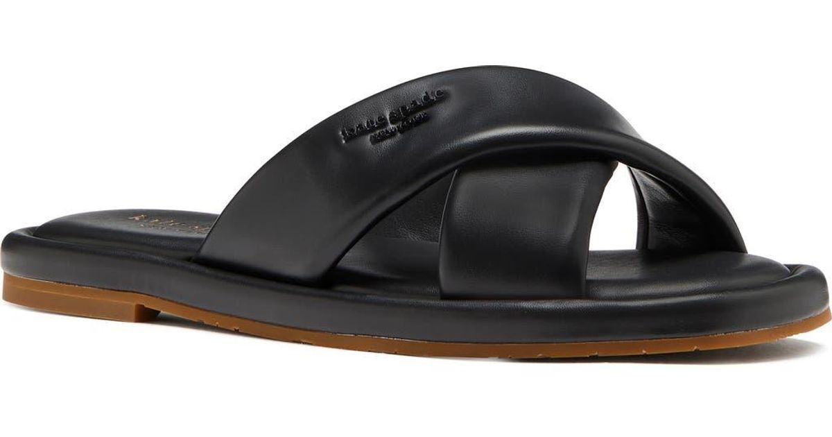 Kate Spade Rio Slide Sandal in Black | Lyst