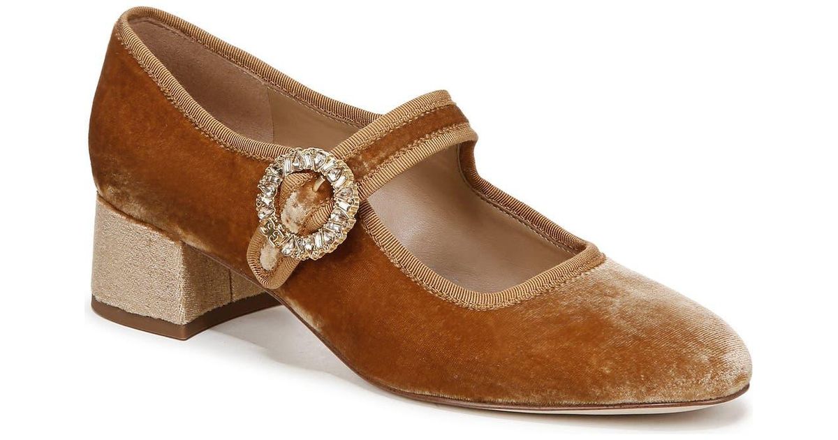Sam Edelman Ruby Mary Jane Pump in Brown | Lyst