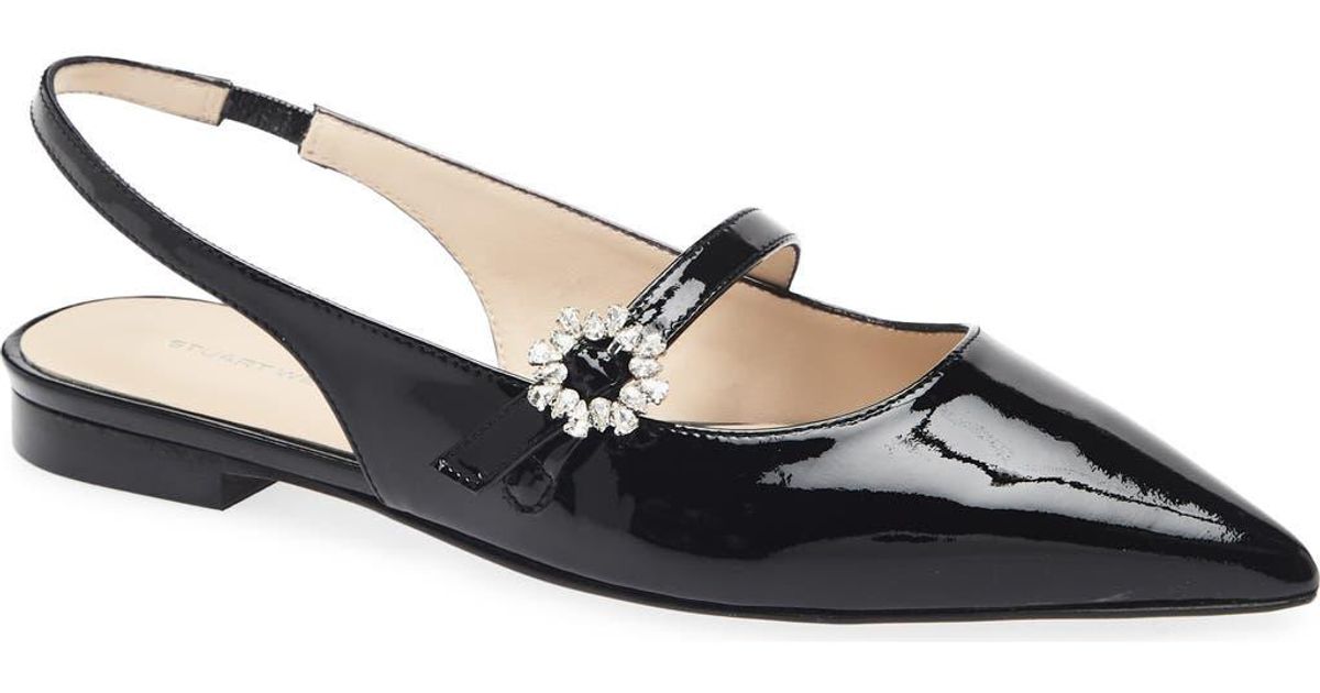 Stuart Weitzman Aura Mary Jane Slingback Pump in Blue | Lyst