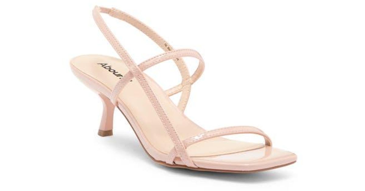 Abound Mandy Slingback Sandal in Pink | Lyst