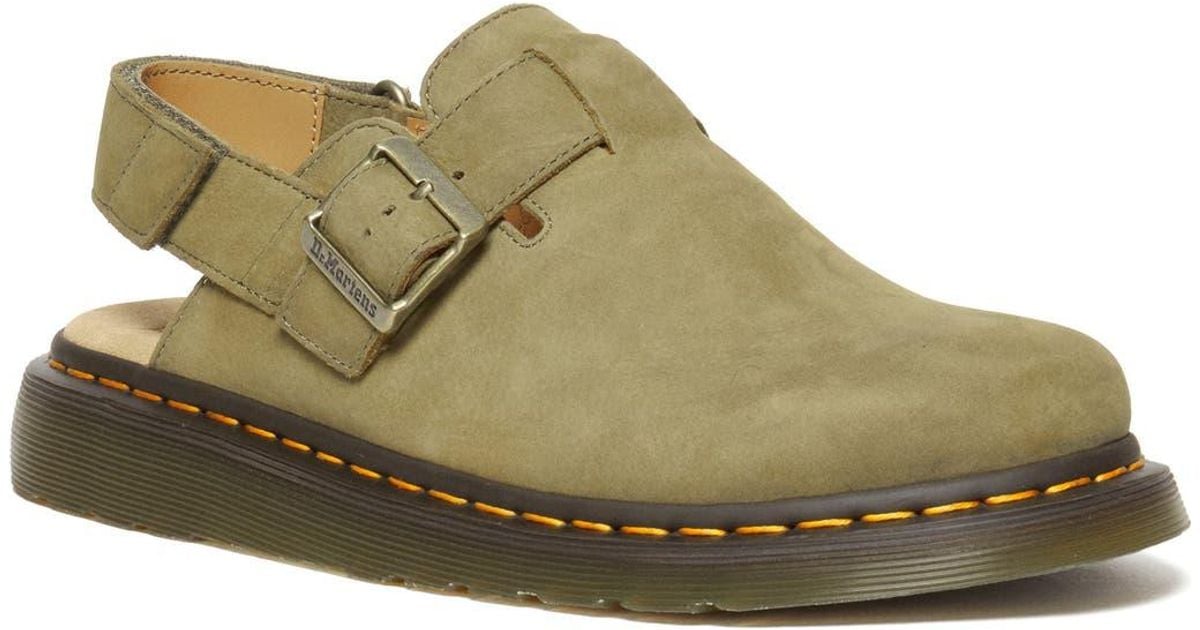 Dr. Martens Jorge Ii Slingback Clog in Green for Men | Lyst