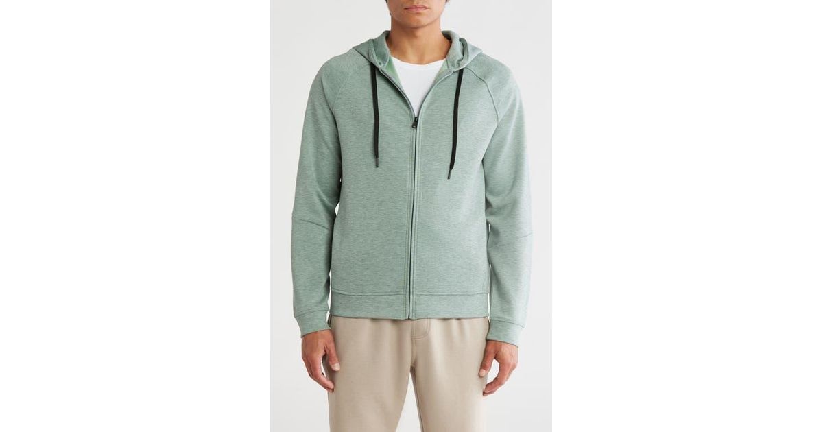 Kenneth Cole Active Scuba Knit Zip Hoodie in Blue for Men | Lyst