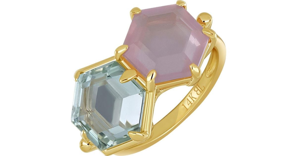 Bony Levy 14K Color Amethyst Ring | Lyst