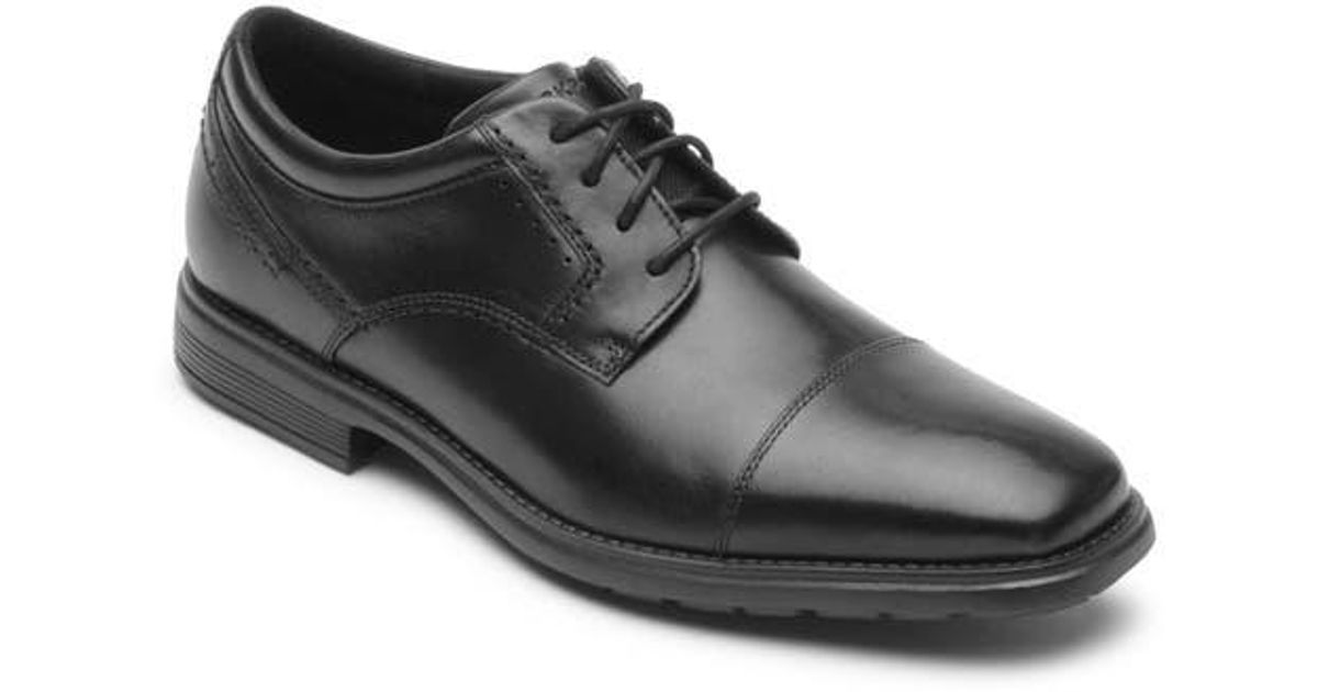 Rockport Next Gen Cap Toe Derby in Black for Men | Lyst