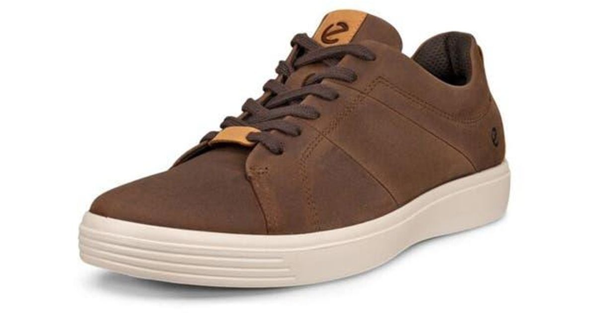 Ecco Soft Classic Sneaker in Brown for Men | Lyst