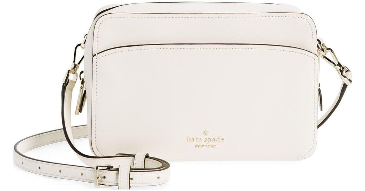 Kate Spade Lauryn Camera Bag in Natural | Lyst
