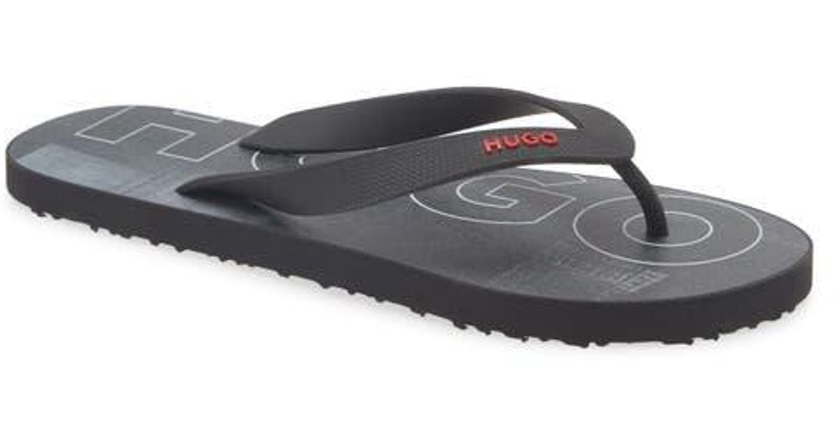 BOSS Arvel Flip Flop in Gray for Men | Lyst
