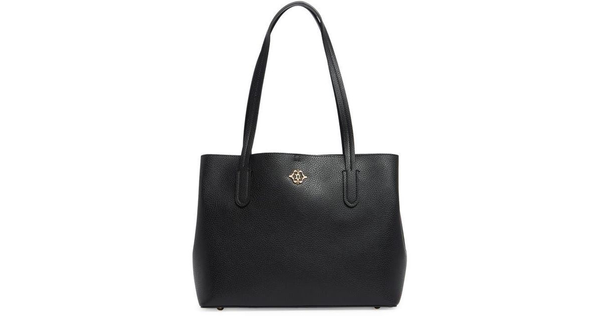 Nanette Lepore Dalton Work Tote Bag in Black | Lyst