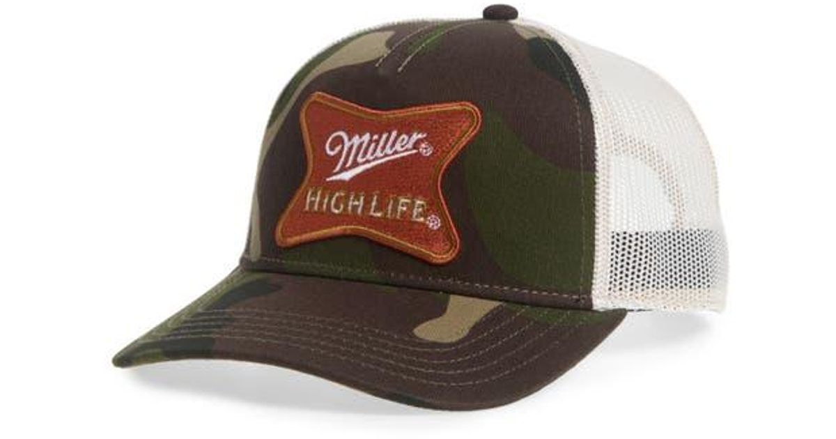 American Needle Miller High Life Trucker Cap in Brown for Men | Lyst