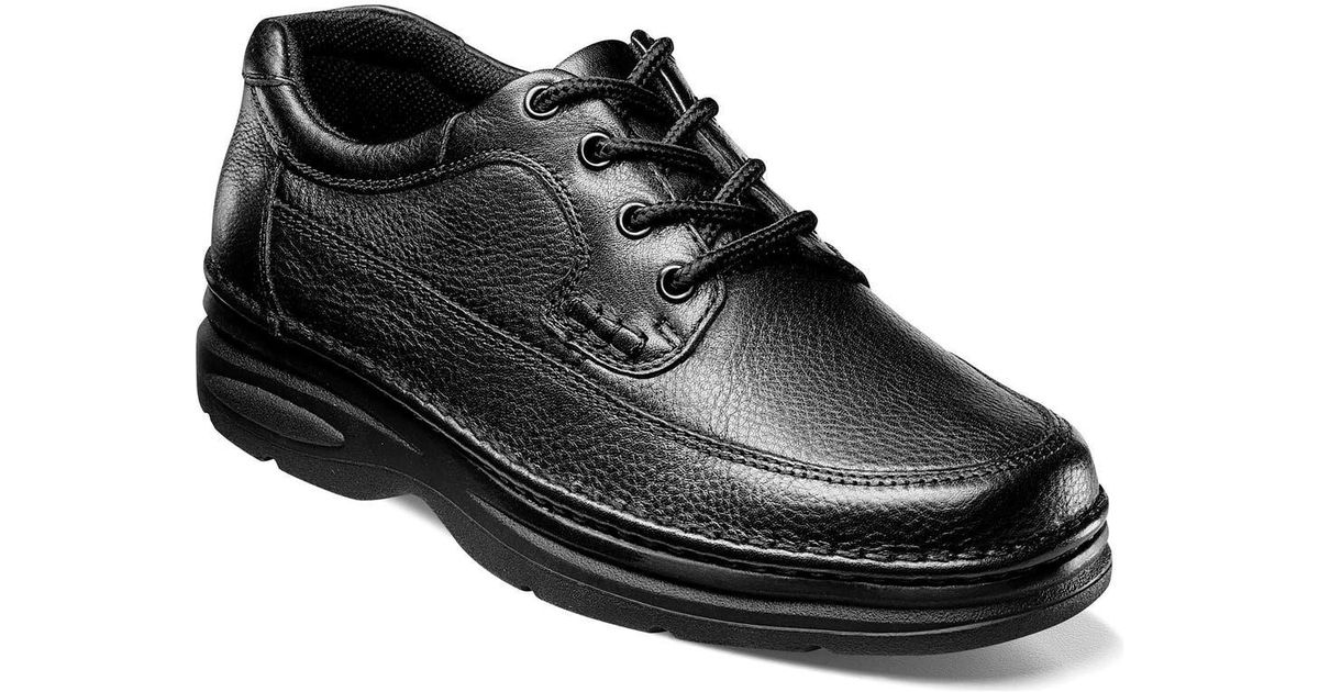 Nunn Bush Cameron Moc Toe Derby in Black for Men | Lyst