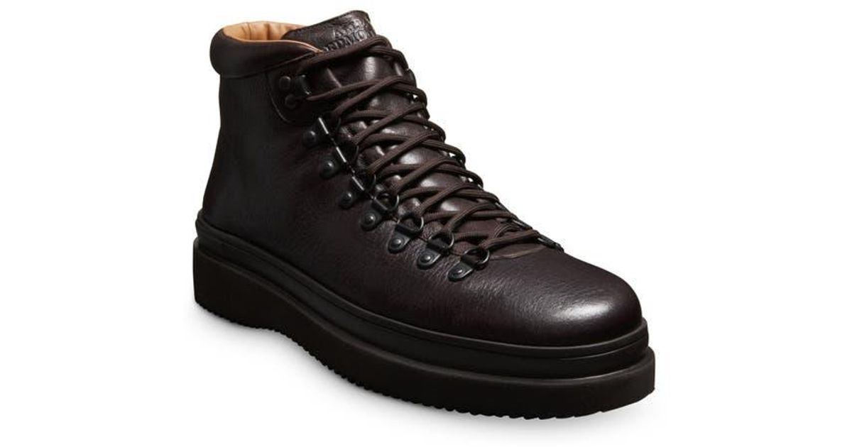 Allen Edmonds Knox Leather Sneaker Boot in Black for Men | Lyst