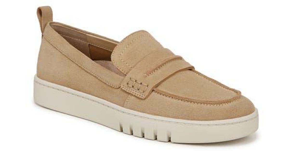 Vionic Chantel Penny Loafer Slip-On Sneaker in Natural | Lyst