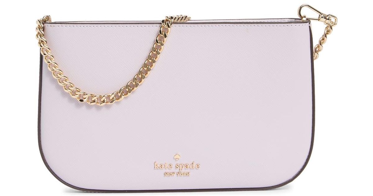 Kate Spade Madison Lily Pochette Shoulder Bag in Pink | Lyst