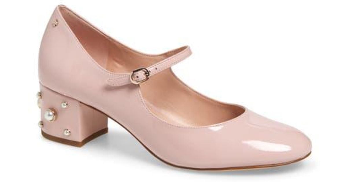 Kate Spade Eleni Mary Jane Pump in Pink | Lyst