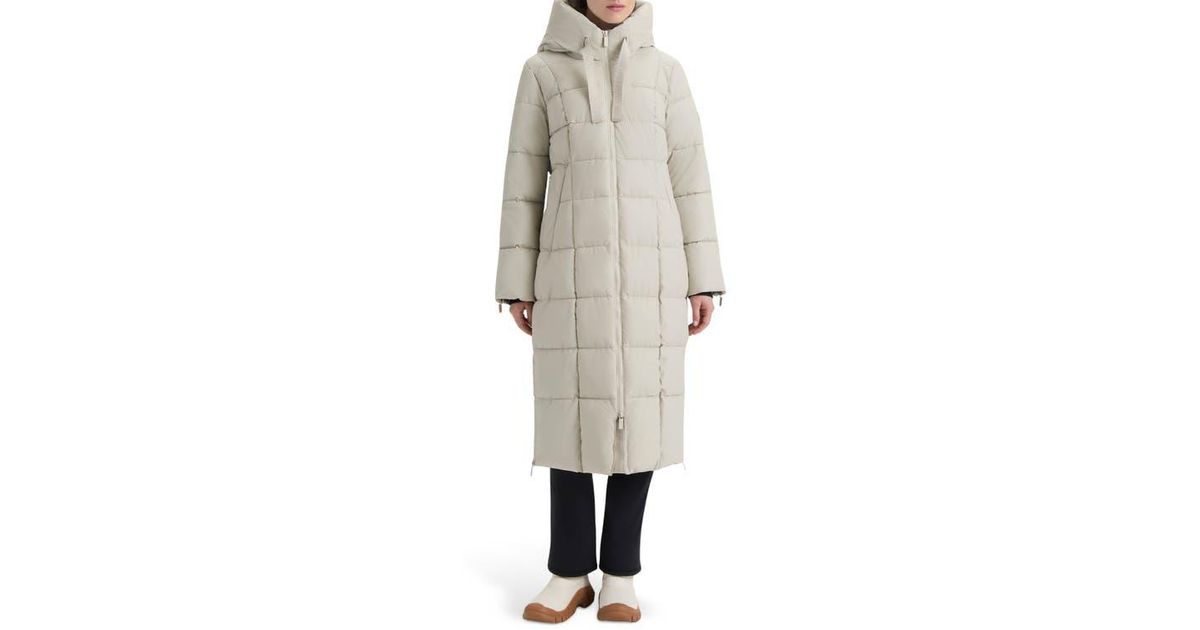 HUNTER Ireland Water Repellent Faux Shearling Lined Puffer Jacket in ...