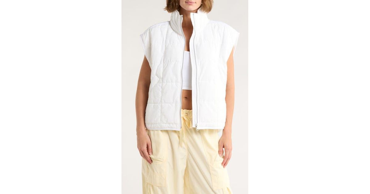 Free People Pippa Packable Vest in Blue | Lyst