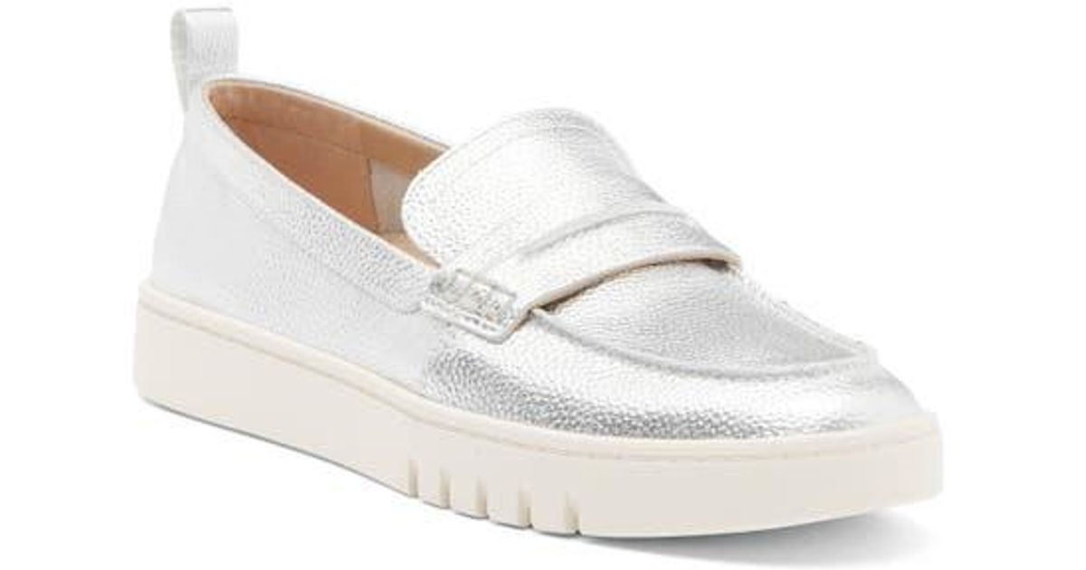 Vionic Chantel Penny Loafer Slip-On Sneaker in White | Lyst