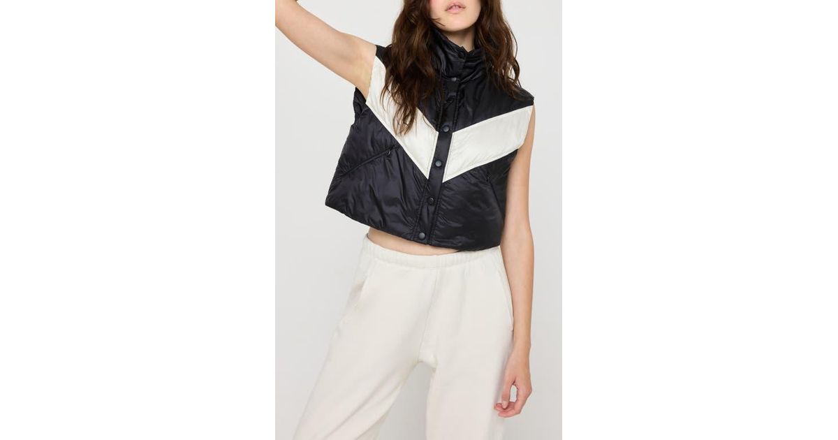 Spiritual Gangster Scout Puffer Vest in Blue | Lyst