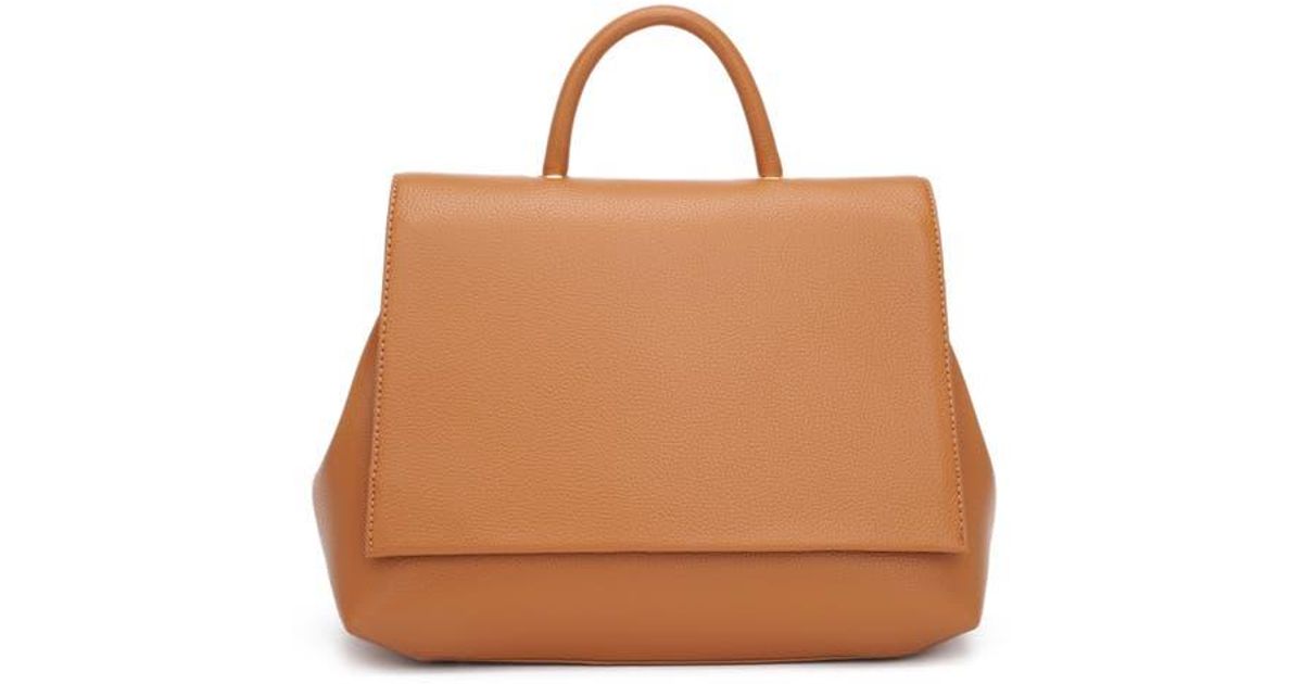 AOTA Grace Flap Backpack in Brown | Lyst