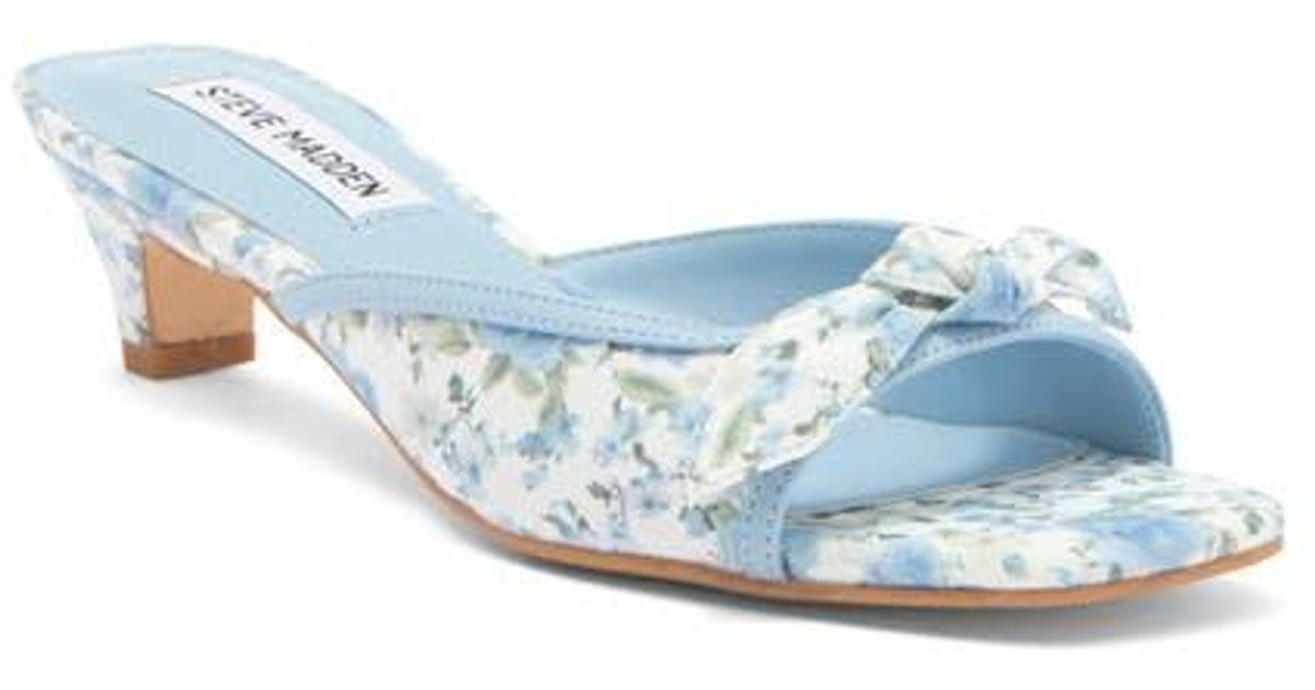 Steve Madden Calix Mule Sandal in Blue | Lyst