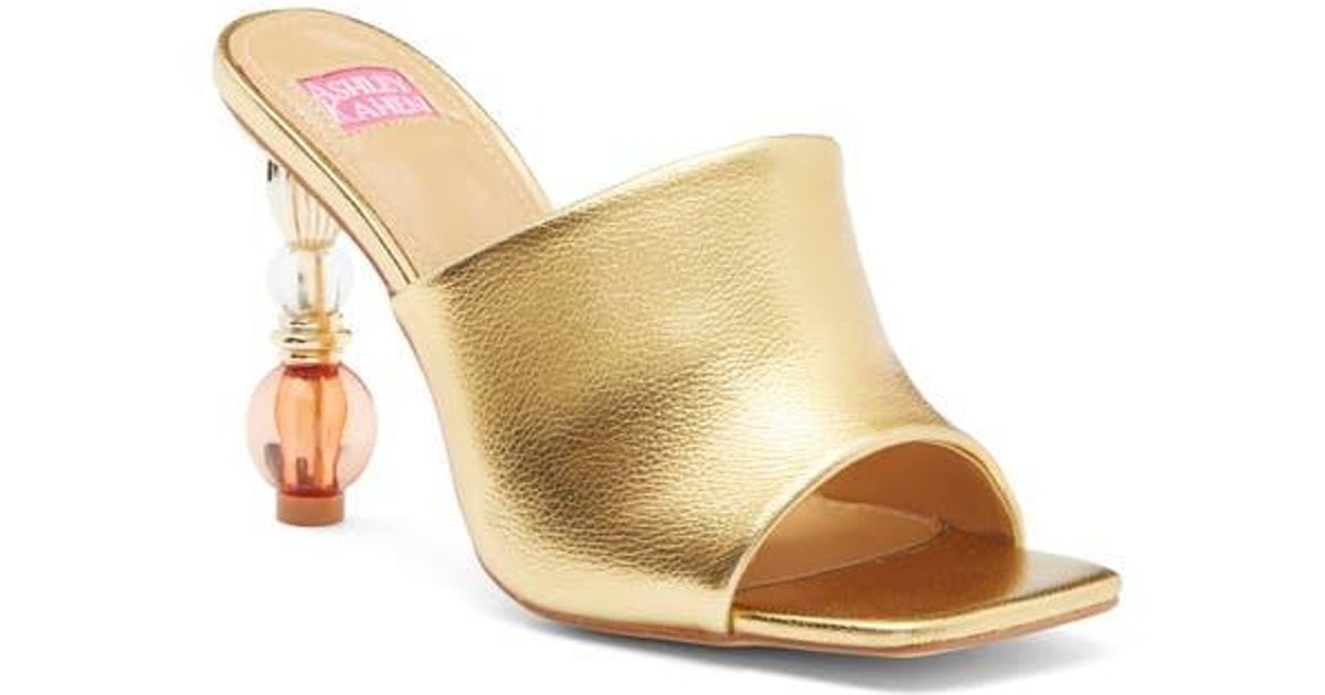 Ashley Kahen Fame Sandal in Natural | Lyst