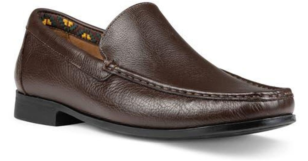 Donald J Pliner Moc Toe Slip-On in Brown for Men | Lyst