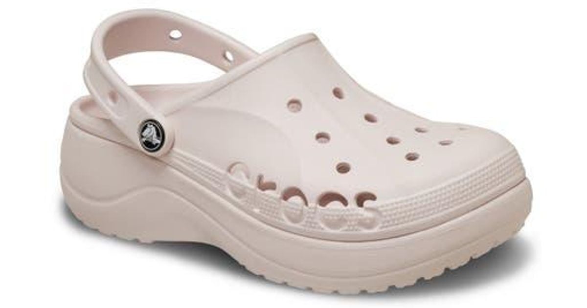 Crocs™ Baya Platform Clog in White | Lyst