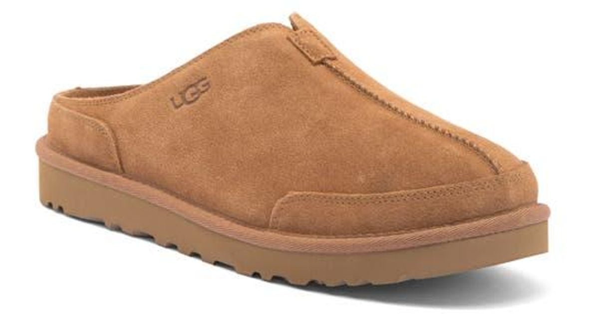 UGG Marcman Wool Blend Lining Slipper in Brown for Men | Lyst