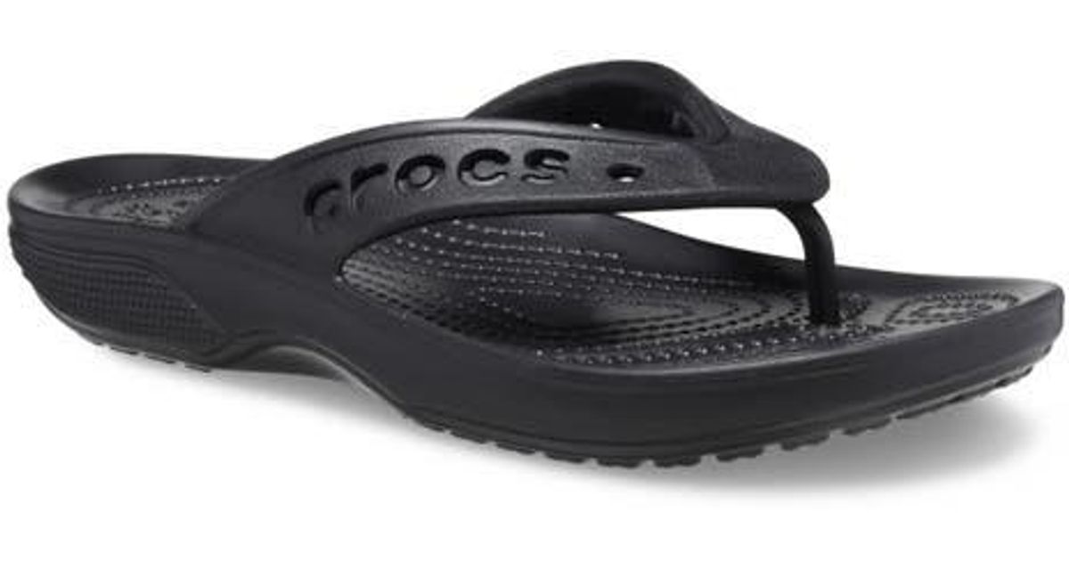 Crocs™ Gender Inclusive Baya Ii Flip Flop in Black | Lyst