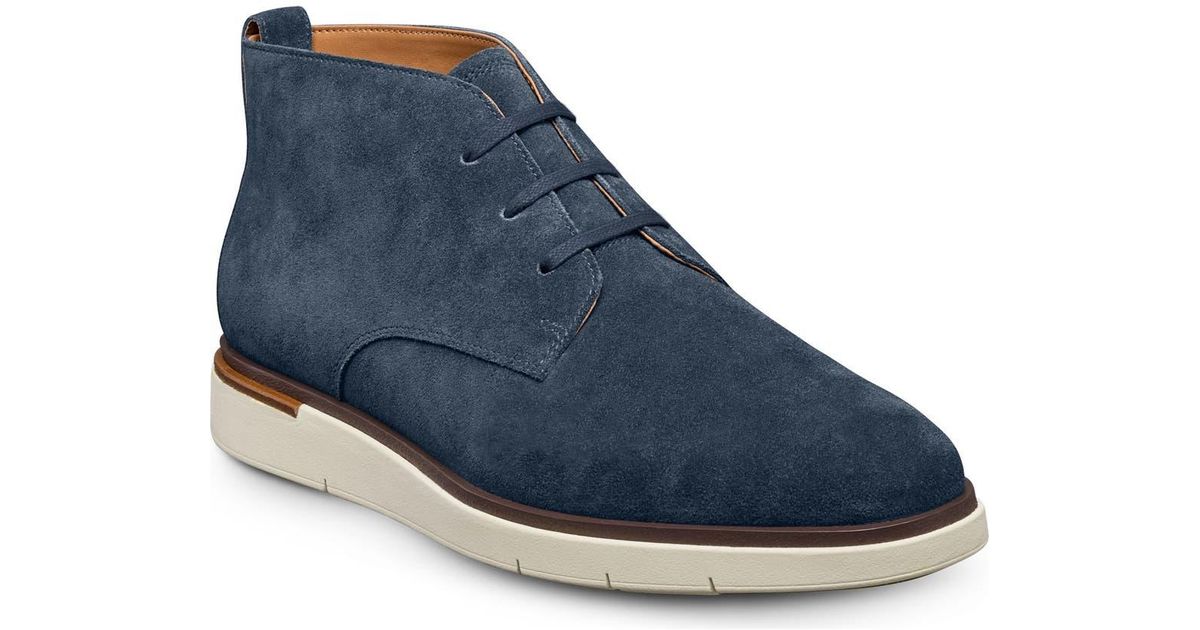Allen Edmonds Carson Hybrid Chukka Boot in Blue for Men | Lyst