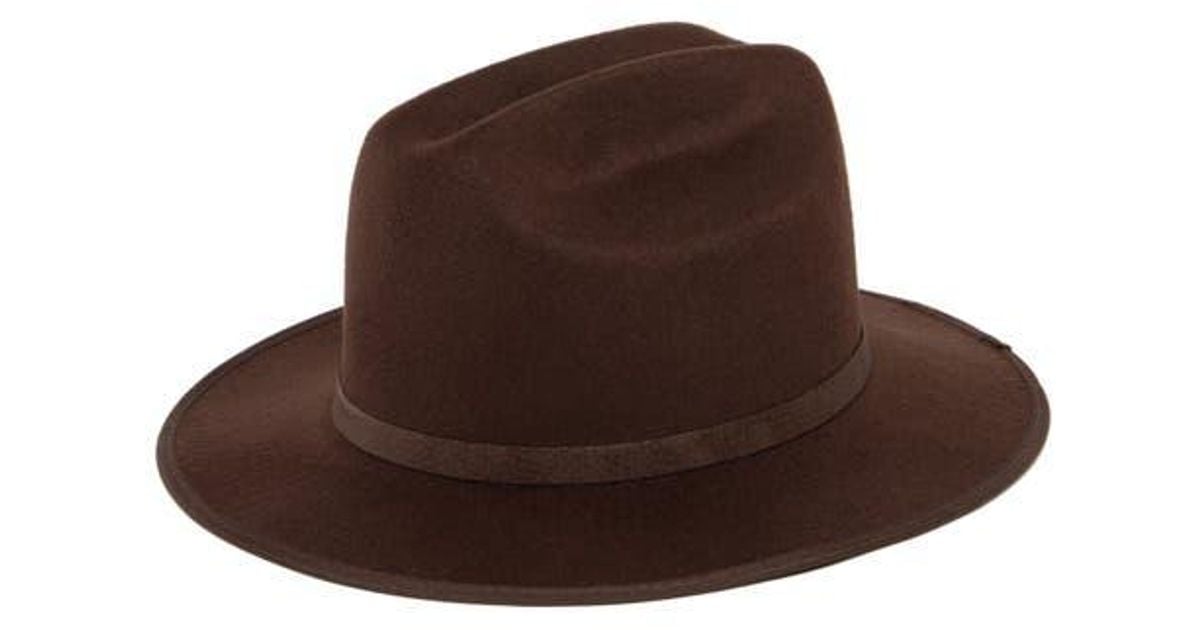 San Diego Hat Cattleman'S Crease Fedora Hat in Brown for Men | Lyst