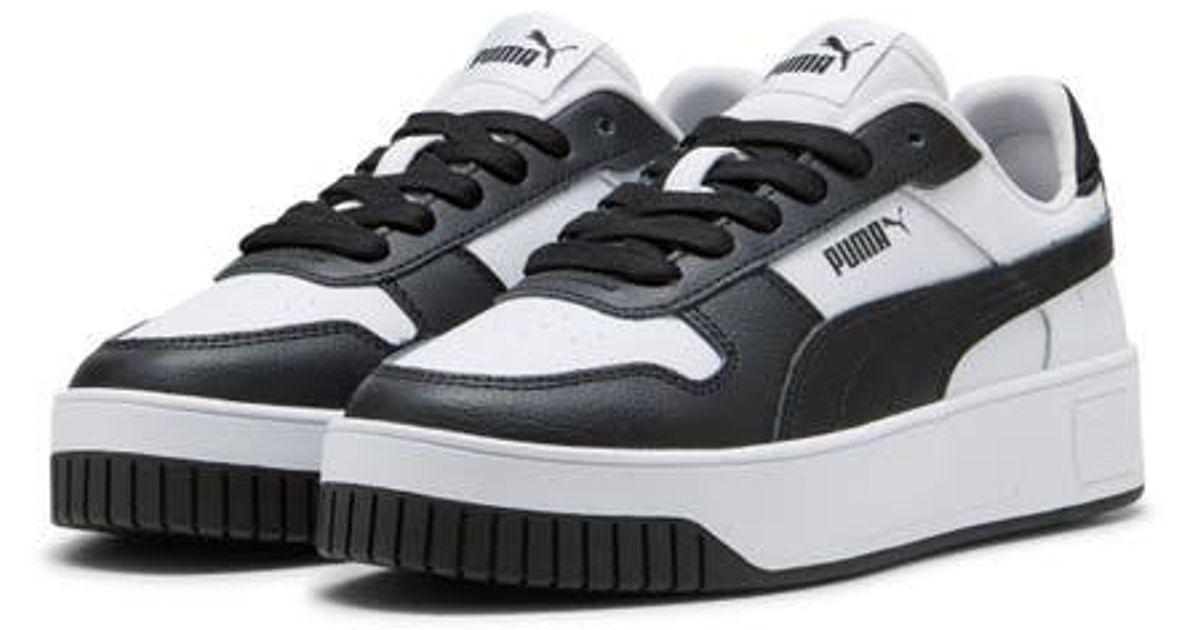 PUMA Carina Street Platform Sneaker in Black | Lyst