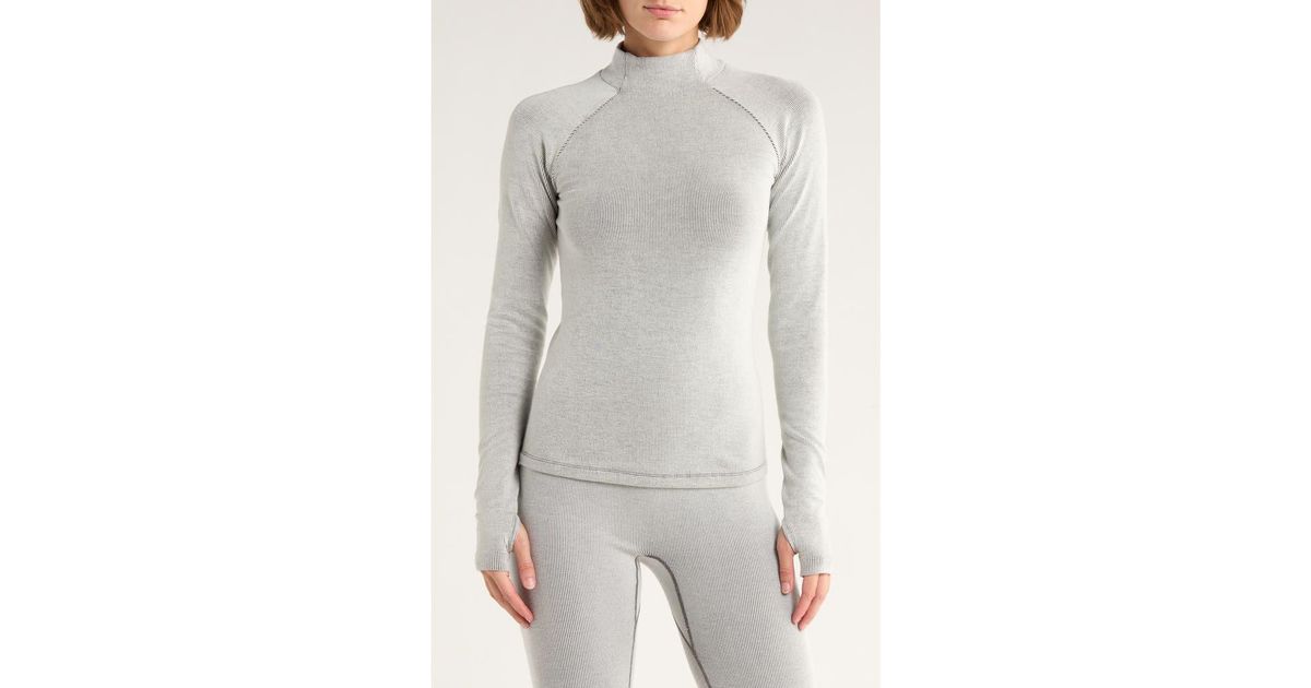 Free People Cool Down Base Layer in Gray | Lyst