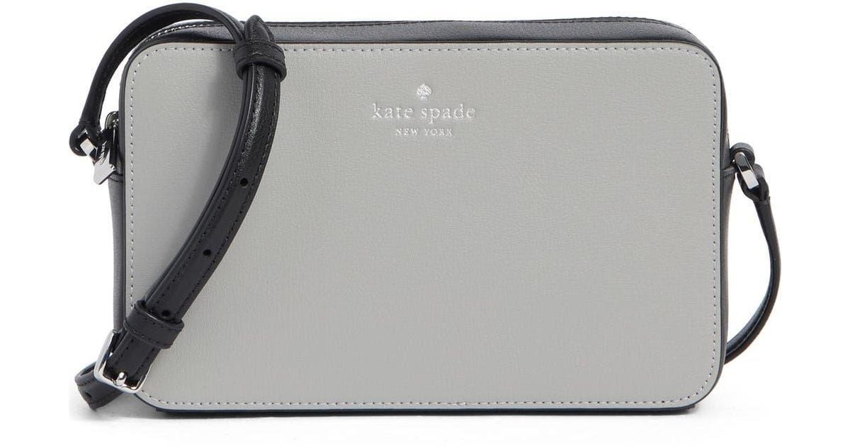 Kate Spade Sienna Colorblock Crossbody Bag in Gray | Lyst
