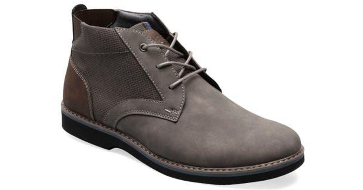 Nunn Bush Plain Toe Chukka Boots in Gray for Men | Lyst
