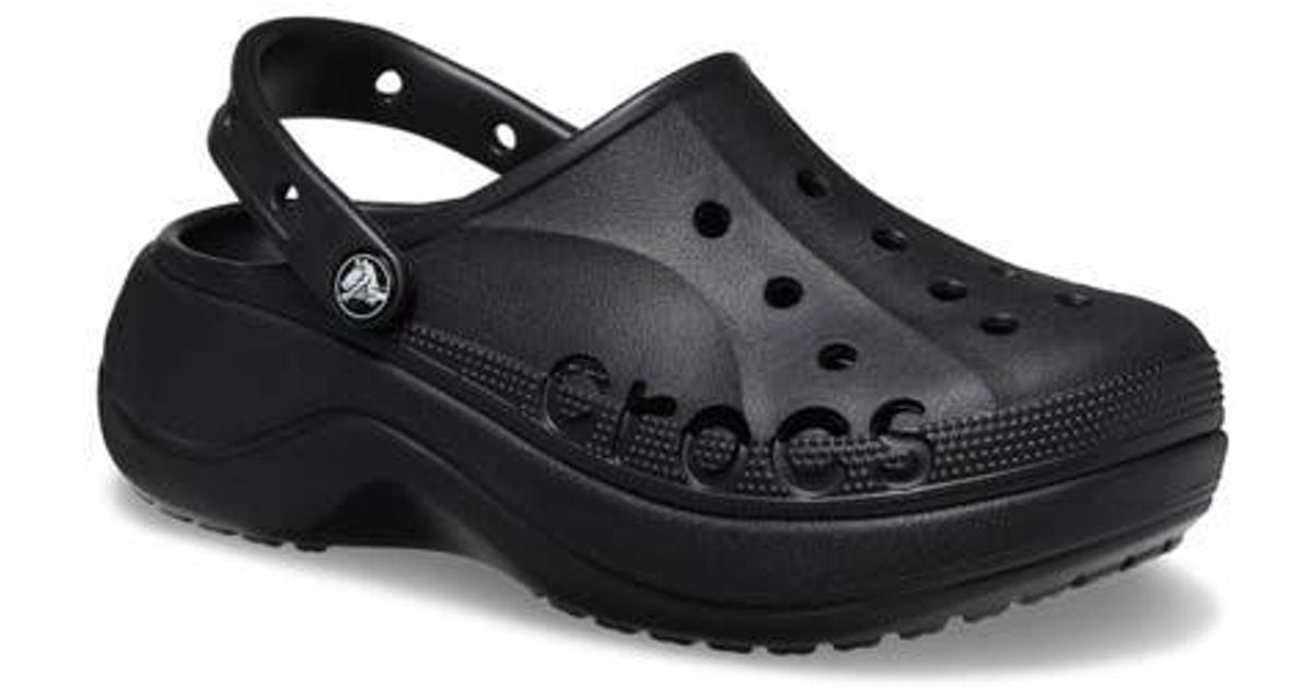 Crocs™ Baya Platform Clog in Black | Lyst