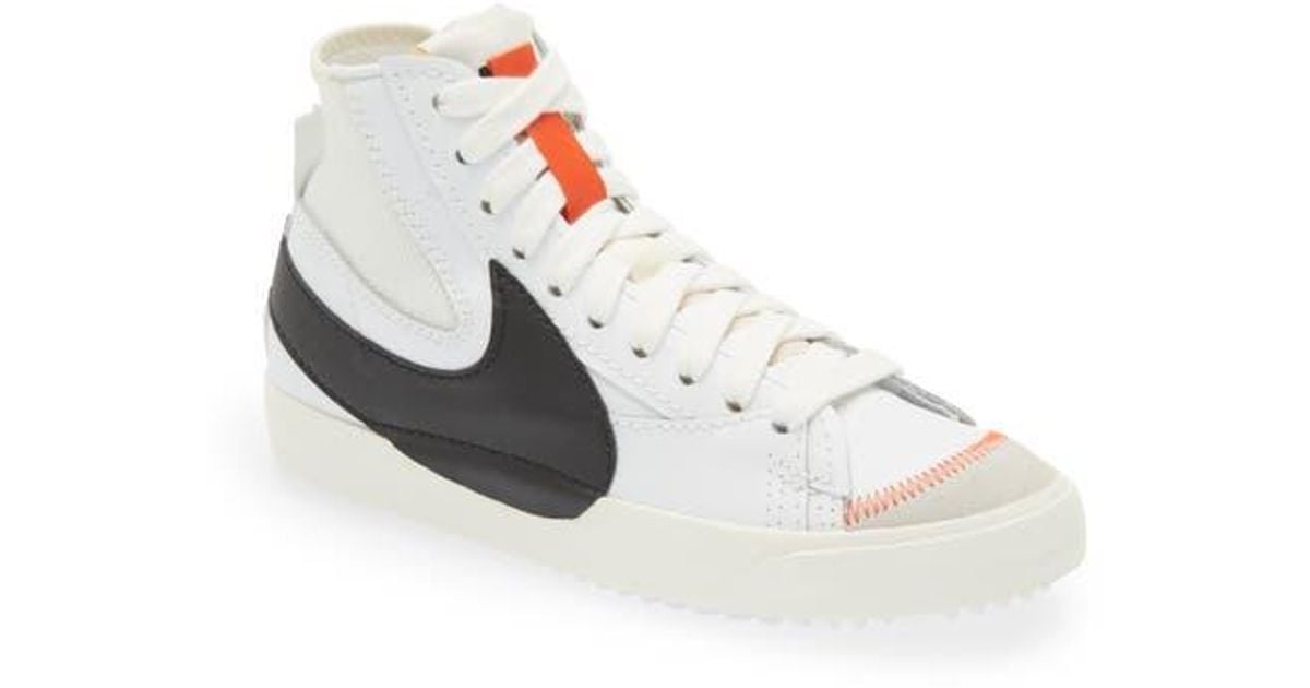 Nike Blazer Mid '77 Jumbo High Top Sneaker in White for Men | Lyst