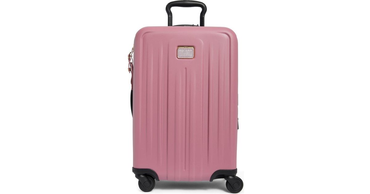 Tumi V4 International Carry-On Luggage in Pink | Lyst