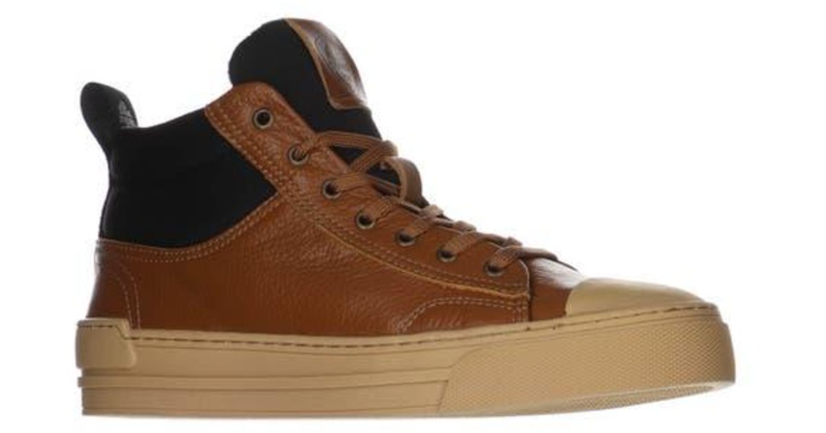 Pajar Tray Wool Lined Mid Top Sneaker in Brown for Men | Lyst