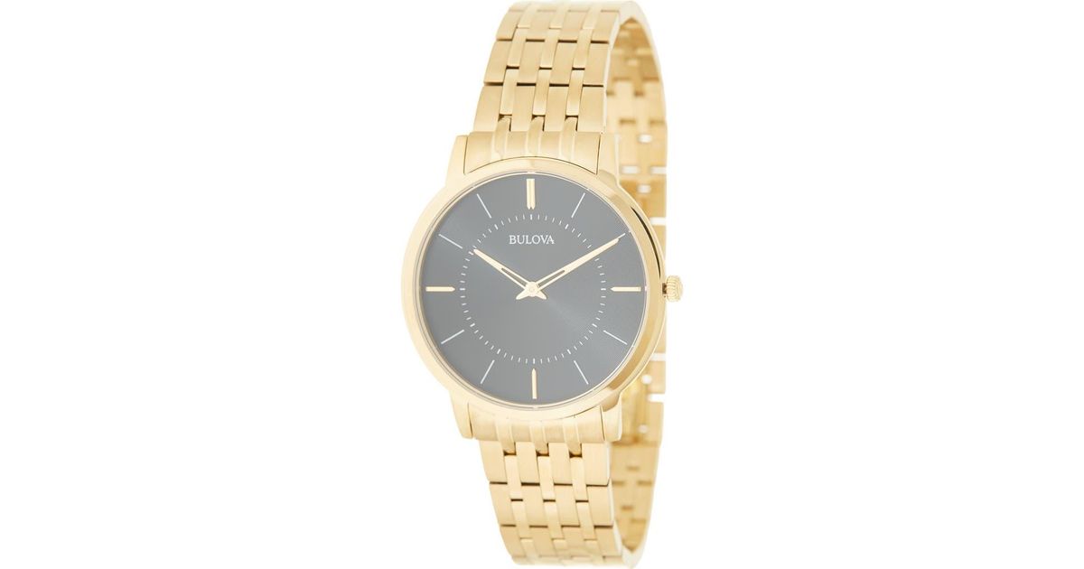 Bulova Classic Ultra Slim Bracelet Watch, 38Mm in Metallic for Men | Lyst