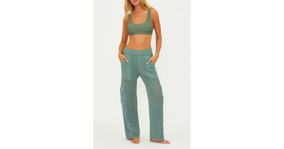 Beach Riot Melody Cover-Up Cargo Pants in Blue | Lyst