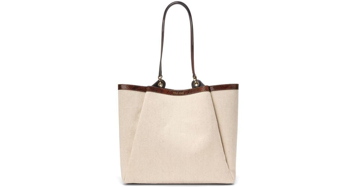 Cole Haan Medium Midtown Tote in Natural | Lyst