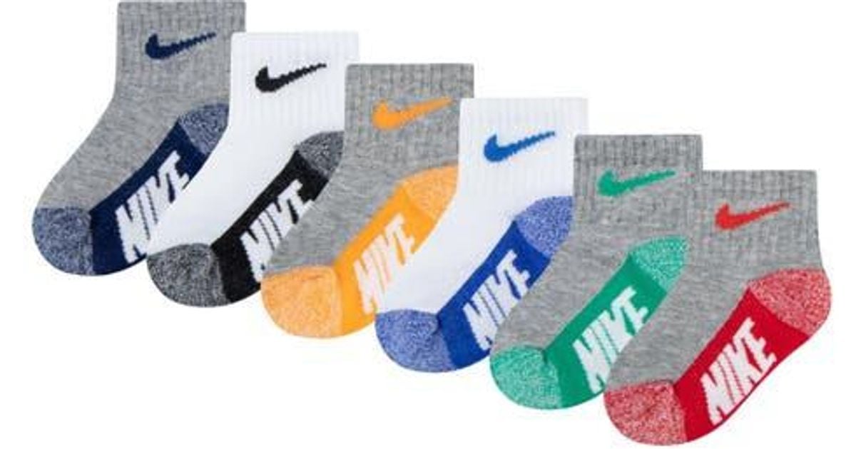 Nike Assorted 6-Pack Ankle Socks in Blue for Men | Lyst