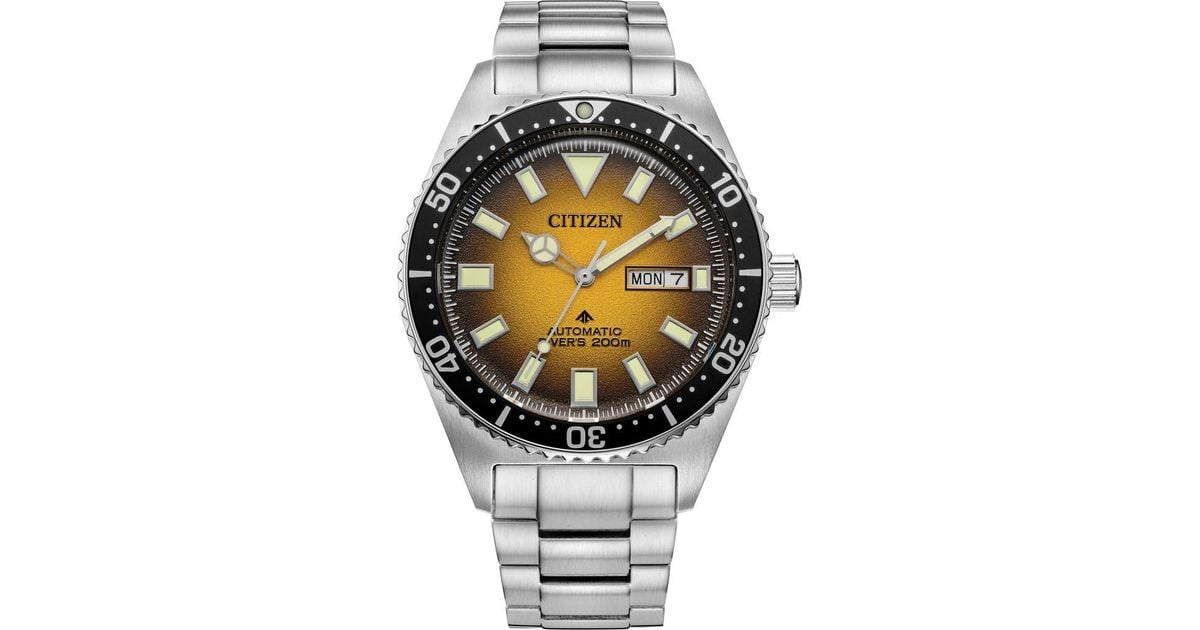 Citizen Promaster Marine Bracelet Strap Automatic Diving Watch, 41Mm in ...