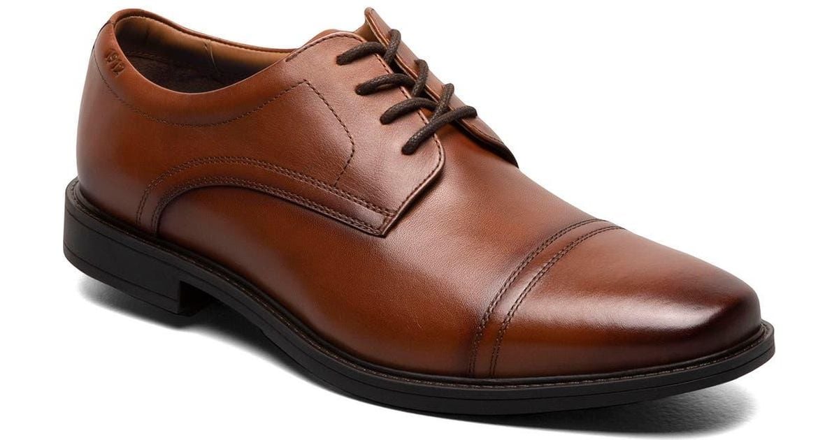 Nunn Bush Baxter Cap Toe Derby in Brown for Men | Lyst