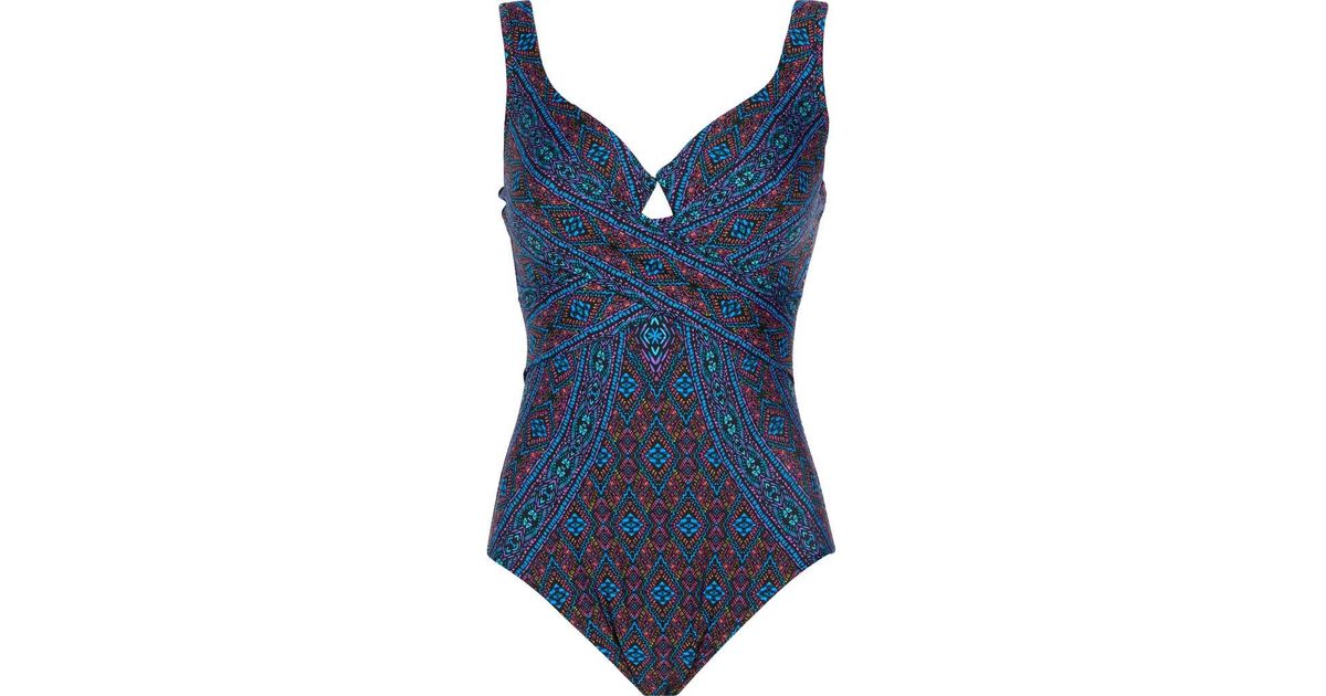 Miraclesuit Escape One-Piece Swimsuit in Blue | Lyst