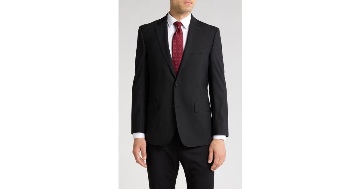 Brooks Brothers Classic Fit Suit Jacket in Black for Men | Lyst