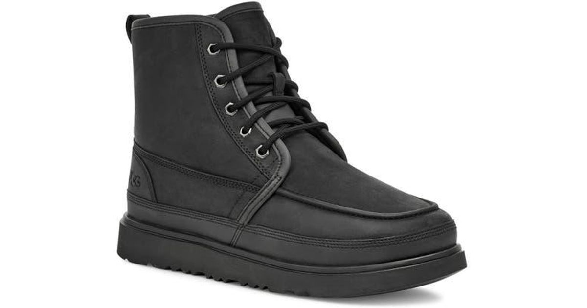 UGG Neumel High Moc Weather Boot in Black for Men | Lyst